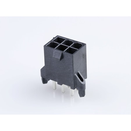 Molex Rectangular Power Connector, 6 Contact(S), Male, Solder Terminal ...