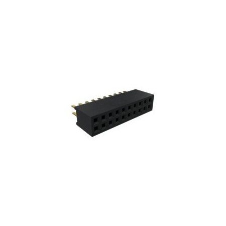 Fci Headers & Wire Housings 1.27X1.27Mm Btb, T/H Vert, 22 Pos, Recep ...