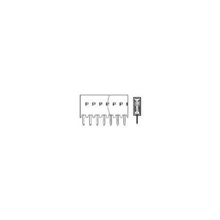 Fci Board Connector, 34 Contact(S), 1 Row(S), Female, Straight, 0.1 ...