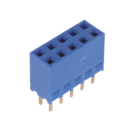 Fci Board Connector, 10 Contact(S), 2 Row(S), Female, Straight, 0.1 ...
