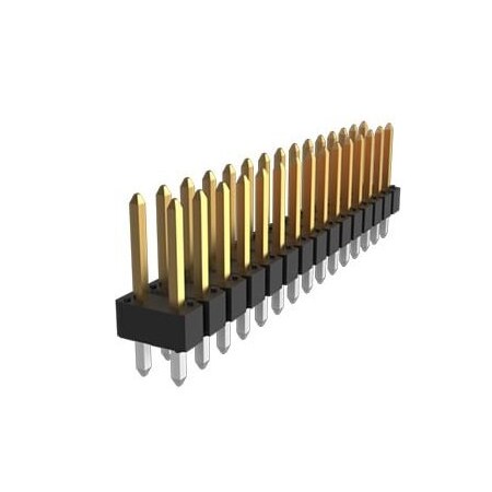 Fci Board Connector, 6 Contact(S), 2 Row(S), Male, Straight, Solder ...