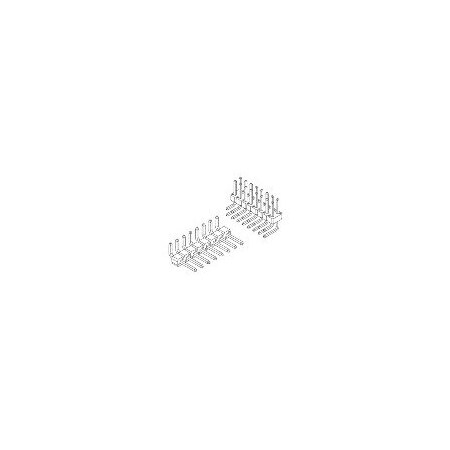 Fci Board Connector, 72 Contact(S), 2 Row(S), Female, Right Angle, 0.1 ...