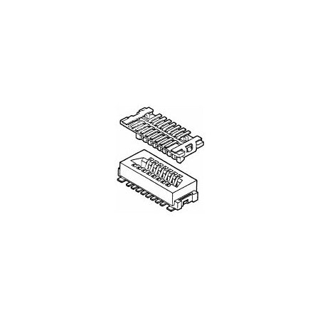 Fci Board Stacking Connector, 51 Contact(S), 2 Row(S), Female, Straight ...