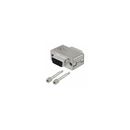 Amphenol Rectangular Connector Adapter, 9 Contacts(Side1), 9 Contacts ...