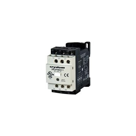 Crydom Ssr Contactor 3-Phase Reversing Din Rail Mount DRC3R48E440 | Zoro