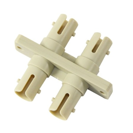 Commscope Fiber Optic Connector Adapter, Multi Mode, Duplex, Receptacle ...