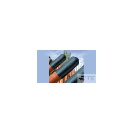 Raychem Heat Shrink End Cap, Single Wall, Thin Wall, 2.5:1 I.D. Shrink ...