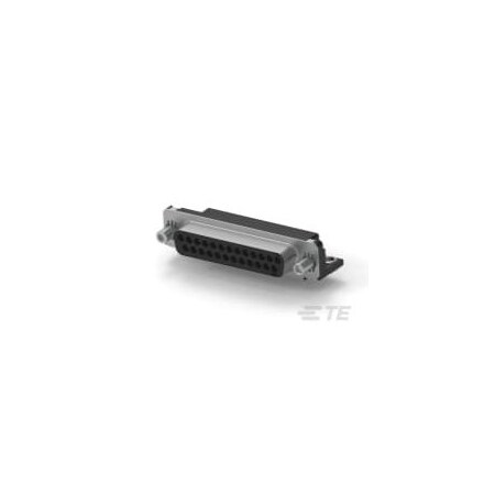 Te Connectivity D Subminiature Connector, 25 Contact(S), Female, 0.108 ...