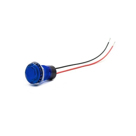 Dialight Led Panel Mount Indicators Blue 125Fl 24V Flat Lens 657-1804 ...