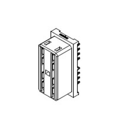 Molex Rectangular Power Connector, 4 Contact(S), Female, Press Fit ...