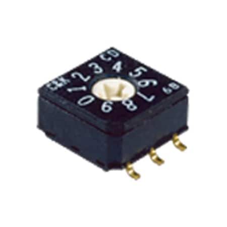 C&K Components Rotary Coded Switch, 16 Positions, Hexadecimal, Latched ...