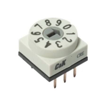 C&K Components Coded Rotary Switches Switch Dip Rotary CRE08ROTM1A | Zoro