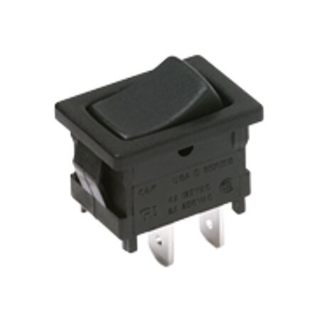 C&K Components Rocker Switch, Spst, On-Off, Latched, 4A, 30Vdc, Quick ...