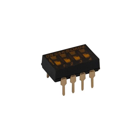 C&K Components Slide Dip Switch, 10 Switches, Spst, Latched, 0.1A, 5Vdc ...