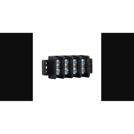 Eaton Bussmann Tb345 Series Double Row Terminal Block TB345-06BL1 | Zoro