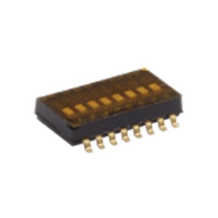 C&K Components Slide Dip Switch, 2 Switches, Spst, Latched, 0.025A ...
