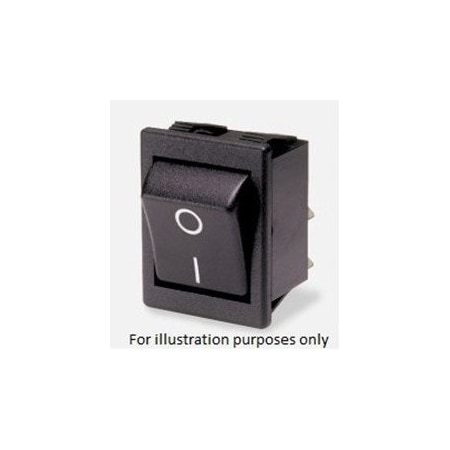 Arcoelectric Rocker Switch, Dpdt, On-Off, 20A, 24Vdc, Quick Connect ...