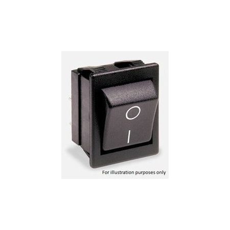 Arcoelectric Rocker Switch, Dpdt, Latched, Quick Connect Terminal ...