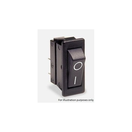 Arcoelectric Rocker Switch, Spdt, On-On, 10A, 14Vdc, Quick Connect ...