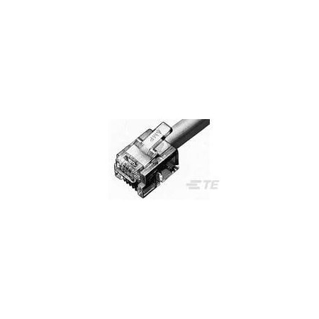 Commscope Modular Connectors / Ethernet Connectors 6 Pos/24-26 Awg 5 ...