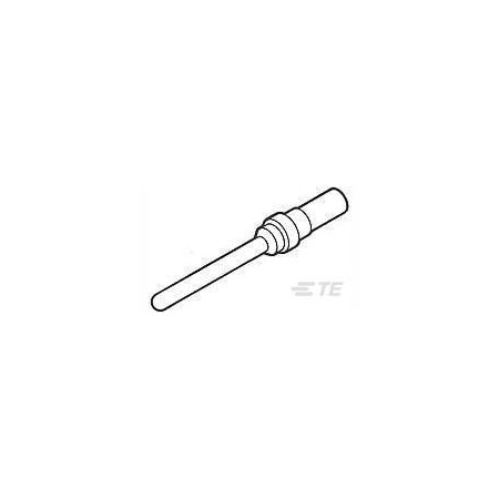 Te Connectivity Connector Contact, Size 20 Stud Size, 20 AWG, Crimp ...
