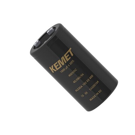Kemet Electronics Aluminum Electrolytic Capacitor, Polarized, Aluminum ...