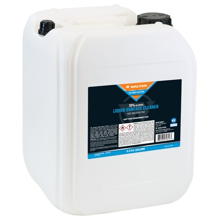 Walter Surface Technologies 70% Alcohol Surface Cleaner 5.2 gal. 53K107 ...