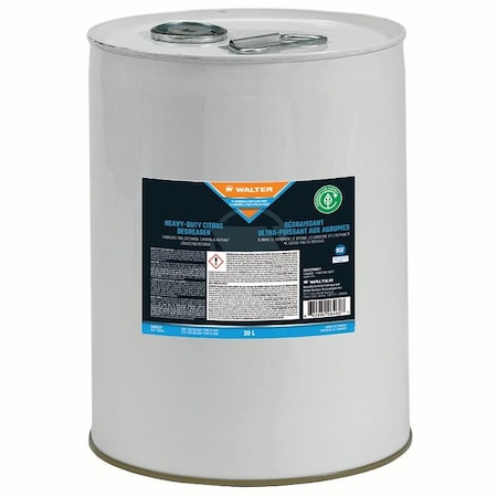 Walter Surface Technologies 20 L / 5.2 Gal Pail, Liquid, Brown 53G537 ...