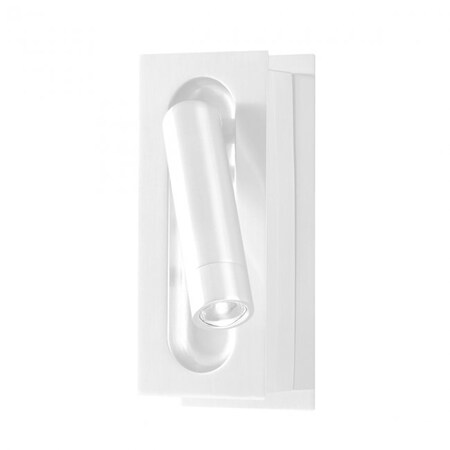 Dweled Scope LED Adjustable Wall Mounted Reading Light 3000K in White ...