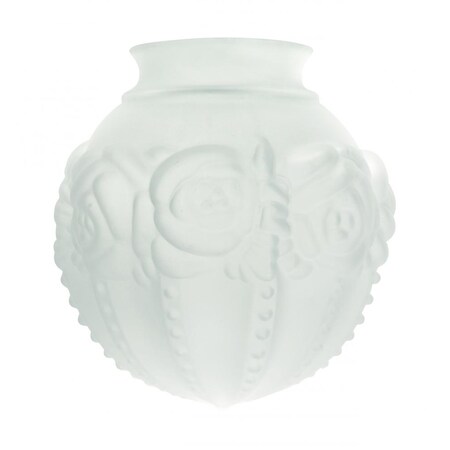 Craftmade Frosted / Rose Pattern 3.25in. Dome Shaped Fan Glass 423 | Zoro