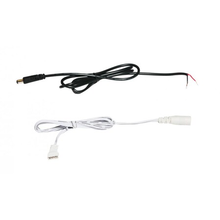 American Lighting Black Power Connection Kit For Led Flexible Tape ...