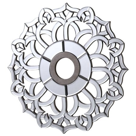 Elegant Decor Mirror Medallion D24In. Sc MD406D24SC | Zoro