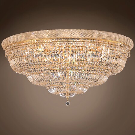 Joshua Marshal Bagel Design 33 Light 48 Flush Mount" 701029 | Zoro