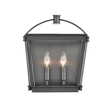Alora Manor Bronze Wall sconce WV312202UB | Zoro