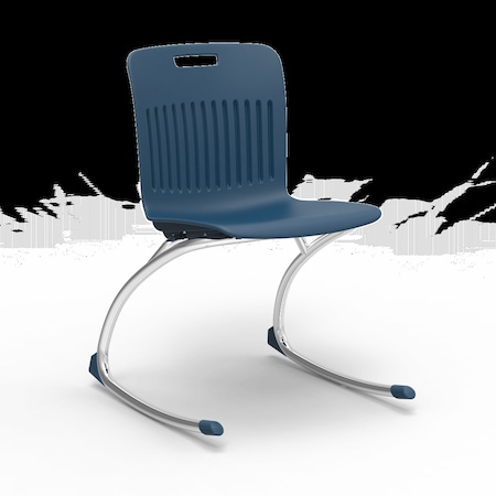 Virco Analogy® Series 18" Rocker Chair, 5th Grade - Adult - Navy Seat ...