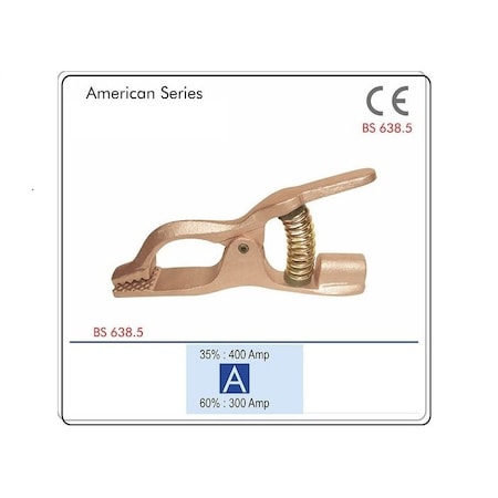 Star Tech Weld Copper Ground Clamp Compatible with Lenco Welding Ground ...