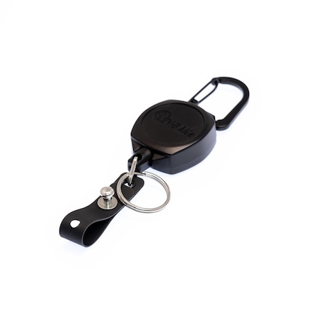 Key-Bak Hi capacity Badge and Key Retractor, 24 in. Cord, Carabiner ...
