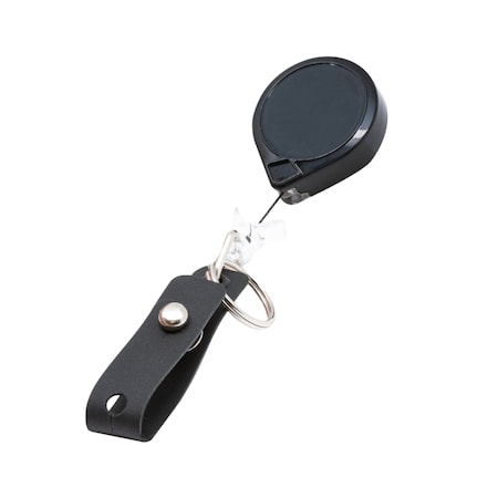 Key-Bak Round HD Super Duty MINI-BAK, Black, Swivel Clip, Hi-Capacity ...