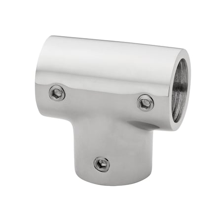 Whitecap Stainless Steel 90 Degree Tee Rail Fitting 6143C | Zoro