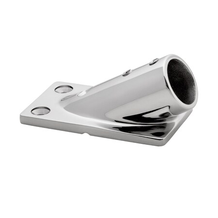 Whitecap 30 Degree Rectangular Base Rail Fitting 6178C | Zoro