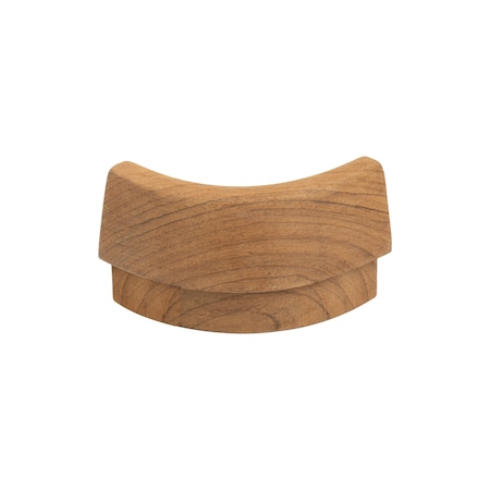 Whitecap Teak Bunk Rail Outside Corner 64136 | Zoro