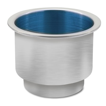 Whitecap Stainless Steel Flush Cup Holder with Blue LED Light S-3511BC ...