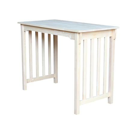 International Concepts Rectangle Table, Counter Height Mission Style ...