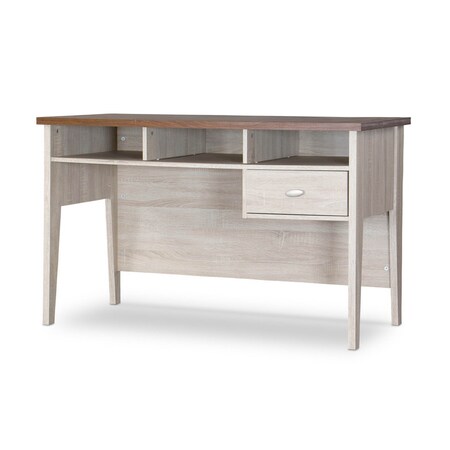 Baxton Studio Table Desk Tyler Writing Desk, 29.50 in H, Engineered ...