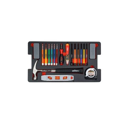 Wiha 194 Piece Premium Kit In Rolling Tool Box 92100 | Zoro