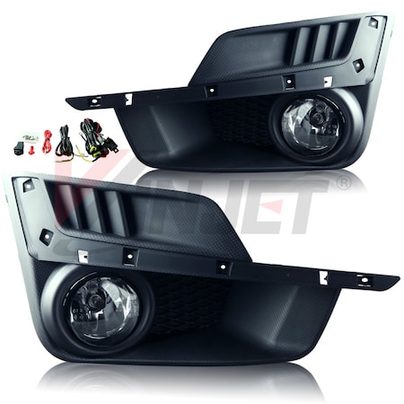 Winjet Fog Lights - Clear - Wiring Kit Included CFWJ-0464-C | Zoro