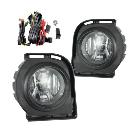 Winjet Fog Lights - Clear - Wiring Kit Included CFWJ-0305-C | Zoro
