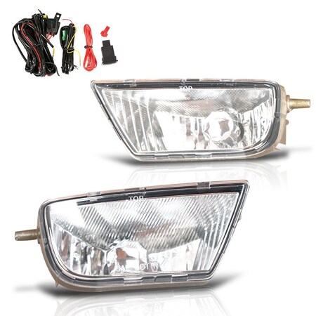 Winjet Fog Light - Clear Wiring Kit Included CFWJ-0404-C | Zoro