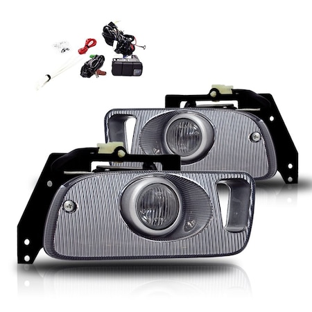 Winjet Fog Lights - Yellow - Wiring Kit Included CFWJ-0035-Y | Zoro