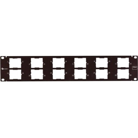 Siemon 24-PORT PANEL UNLOADED ACCEPTS, UP TO 12 CT MODULES CT PATCH CT ...